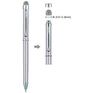 0.31 Inches (8 mm) Replaceable Rubber Tips for ChaoQ Stylus Pens (Pack of 10)