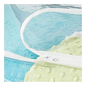 iDesign Fabric Storage Bags with Zipper, Large, Set of 2, 24" x 12" x 10"