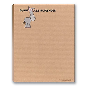 Funny Office Notepads - Funny Notepad Assorted Pack - 4 Novelty Notepads - Funny Office Supplies (4) (Funny #1)