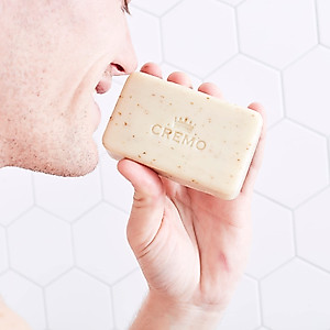 Cremo Exfoliating Body Bars Distiller's Blend (Reserve Collection) - A Combination of Lava Rock and Oat Kernel Gently Polishes While Shea Butter Leaves Your Skin Feeling Smooth & Healthy (Pack of 3)