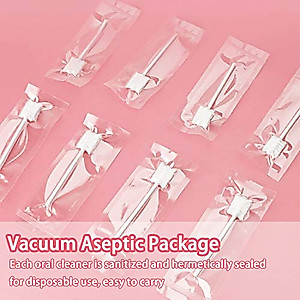 Baby Tongue Cleaner, Baby Toothbrush, 42Pcs Disposable Infant Toothbrush Clean Baby Mouth,Gauze Gum Cleaner Toothbrush Baby Oral Cleaning Stick Dental Care for 0-36 Month Baby+Free 1 Finger Toothbrush