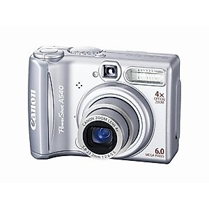 Canon PowerShot A540 6MP Digital Camera with 4x Optical Zoom