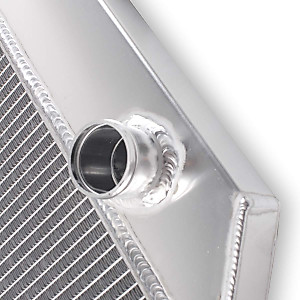 LUXERAD Full Aluminum Radiator for 1966-1979 67 68 69 70 71 72 73 74 75 76 77 78 Ford F100 F150 F250 F350 V8 Radiator