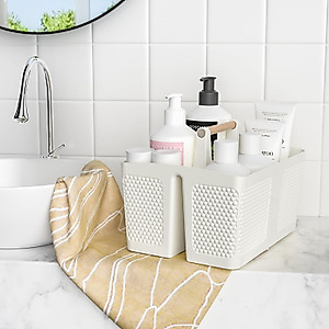 Xuhdukc Portable bathroom caddy with handle for kitchens, bathrooms, trips, picnics, college dorms. shower caddy dorm are a necessity for college life.
