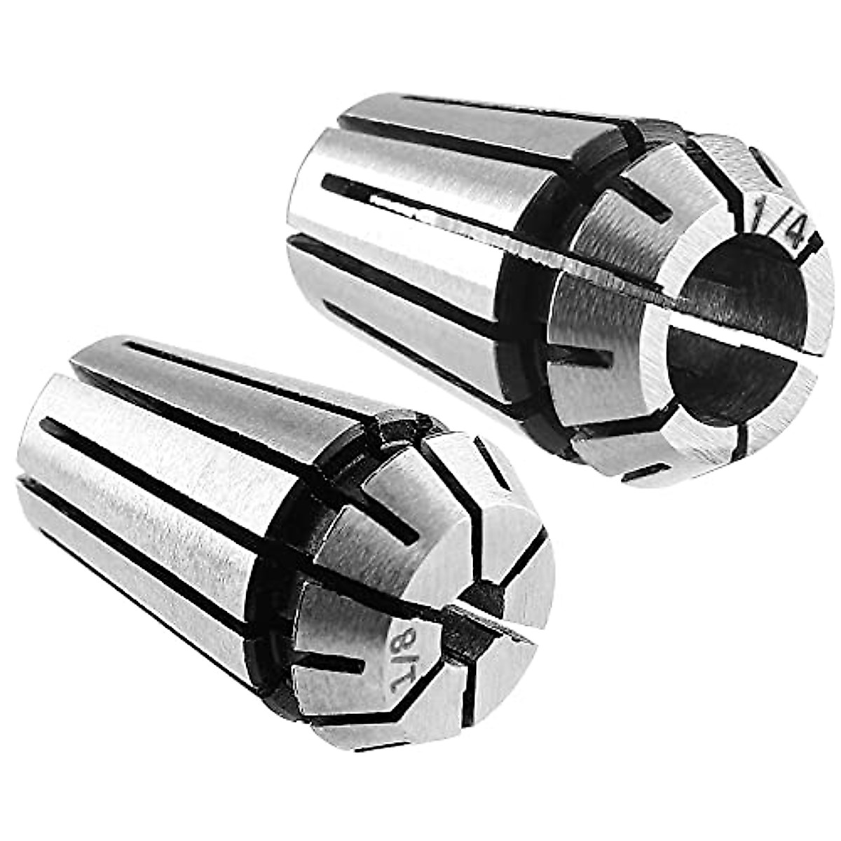 Lanzeuta 1/4" & 1/8" ER11 Spring Collet, High Precision ER11 Collet Chuck for CNC Engraving Machine and Milling Lathe Tool