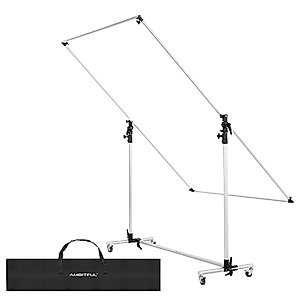 AMBITFUL Scrim Photography Studio Solutions Diffusion 145cm x 200cm / 57in x 78.7in Sun Scrim - Collapsible Frame Diffusion Reflector Kit (1PCS) (Translucent/White)