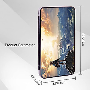 PERFECTSIGHT Switch Game Card Case for Nintendo Switch Lite/ Switch OLED, Cute Kawaii Portable Thin Compact Hard Shell Case, NS Protective Shockproof Holder Storage Box with 24 Cartridge Slots, Zel