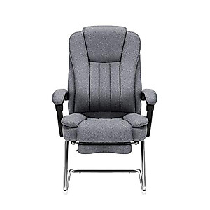 ZHAOLEI High Back Executive Office Chair with Adjustable Tilt Angle-Executive Black Office Chair, Swivel and Tilt, with Extra Thick Padding, Height Adjustment.