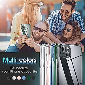 Supdeal Crystal Clear Case for iPhone 13 Mini, [Not Yellowing] [Camera Protection] [Military Grade Drop Tested] Transparent Shockproof Protective Phone Case Soft Silicone Slim Cover, 5.4", Transparent