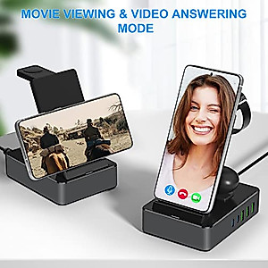 Wireless Charging Station for Samsung, 100W 8 in 1 Charging Station for Multiple Devices, Wireless Charger Stand Dock with 20W USB C 2 Port, Compatible with Samsung Series, Galaxy Buds pro