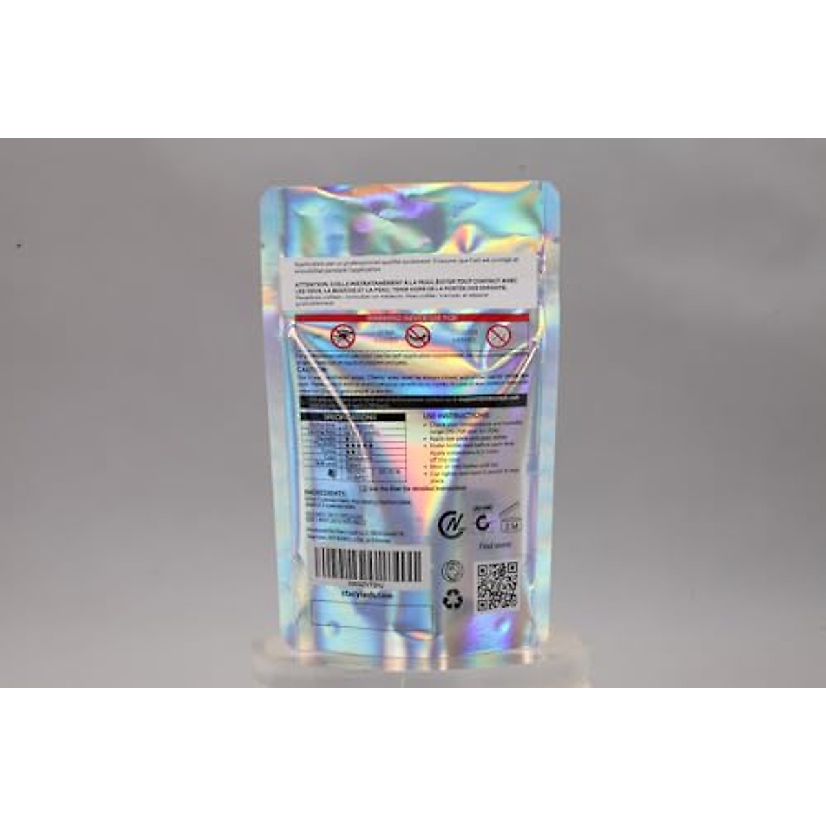 Crystal Clear Eyelash Extension Glue Stacy Lash (0.17fl.oz/5ml)/1 Sec Drying Time/Retention – 8 Weeks/Transparent Adhesive/Professional Supplies