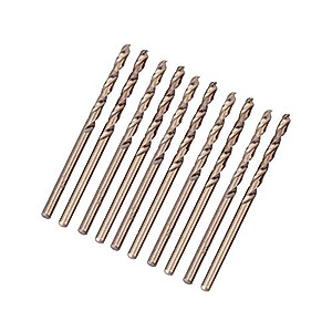 YWBL-WH Hss Twist Drill,M35 Cobalt Drill Bit Set 1mm-5mm HSS Twist Drill Bits for Drilling Stainless Steel Cast Iron Metal(3mm)
