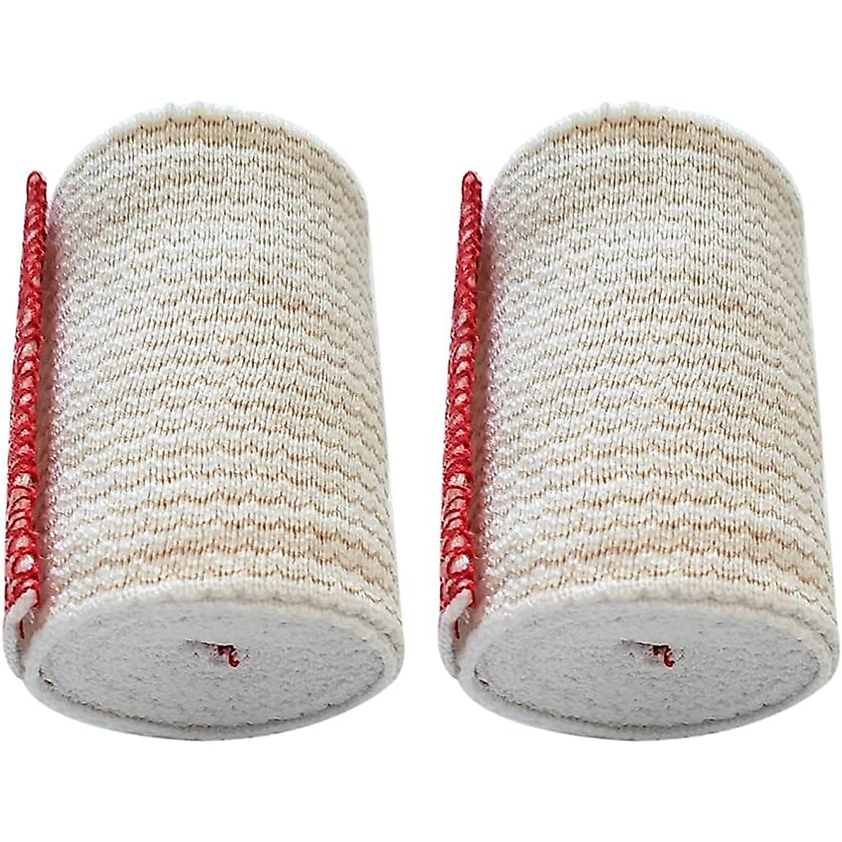 Premium Elastic Bandages Combo - Self Grip Closure – Non-Latex – 2 x 2-inch, 2 x 3-inch and 2 x 4-inch Wide Compression Bandages - Ideal for Sports, Soreness, Injury and Support