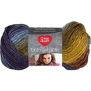 Red Heart Unforgettable Yarn, 1 Pack, Woodlands