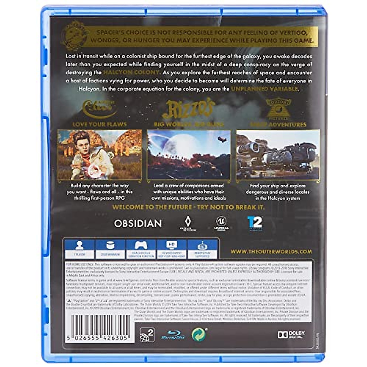 Take 2 Interactive The Outer Worlds (PS4) (PS4)