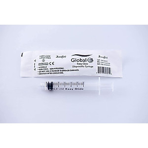 3ml Sterile Syringe Only with Luer Lock Tip - 100 - No Needle