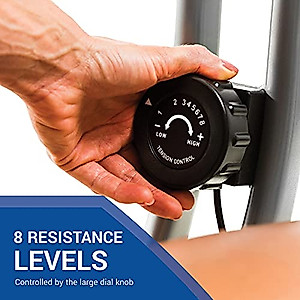 XTERRA Fitness FB150 Folding Exercise Bike, Silver, 31.5L x 18W x 45.3H in.