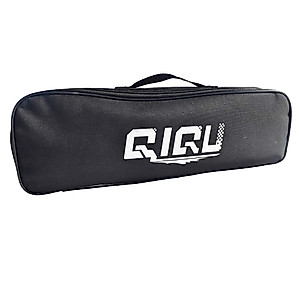 QIQU 3/4"×20ft Kinetic Recovery Rope & 5/8" D Shackle, Heavy Duty Vehicle Tow Ropes,Energy Rope,Double Braided Nylon Kinetic Rope (3/4"×20ft, Black 2)