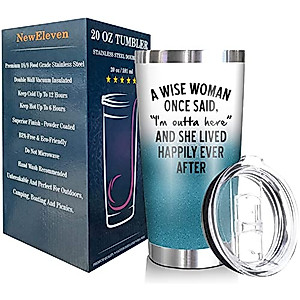 Retirement Gifts For Women 2023 - Retired Gifts For Women - Female Retirement Gifts - Coworker Leaving Gifts, Farewell Gifts, Goodbye Gift For Women, Colleagues, Coworkers, Friends - 20 Oz Tumbler