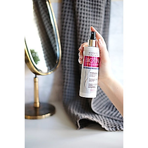 Advanced Clinicals Hair Spray Thicken & Shine Leave In Treatment, Nourishing Detangling Formula for Fine, Damaged, or Frizz Prone Hair, Supports Scalp Health for Strong Thick Hair, 8 Fl Oz