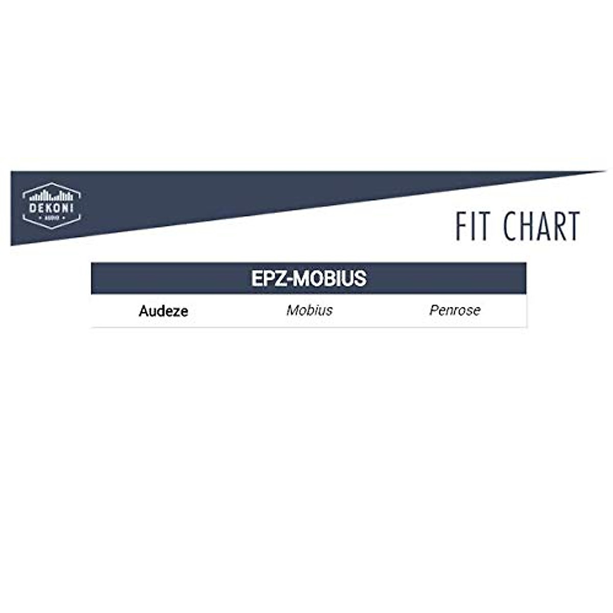 Dekoni Replacement for Audeze Mobius and Penrose Earpads, Gaming Headset Foam Pads, Black, 1 Pair (Choice Suede)