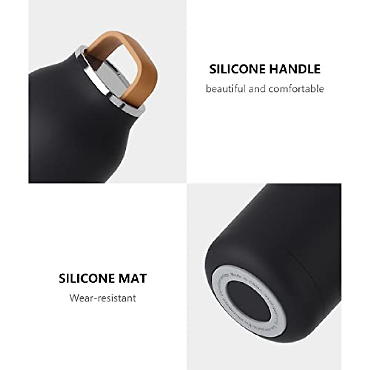 Travel Water Bottle Stainless Steel Thermos Bottle Thermal Cup Vacuum Flask 350ml Coffee Insulated Cup Thermo Mug 6-12 Hours (white,350ml)