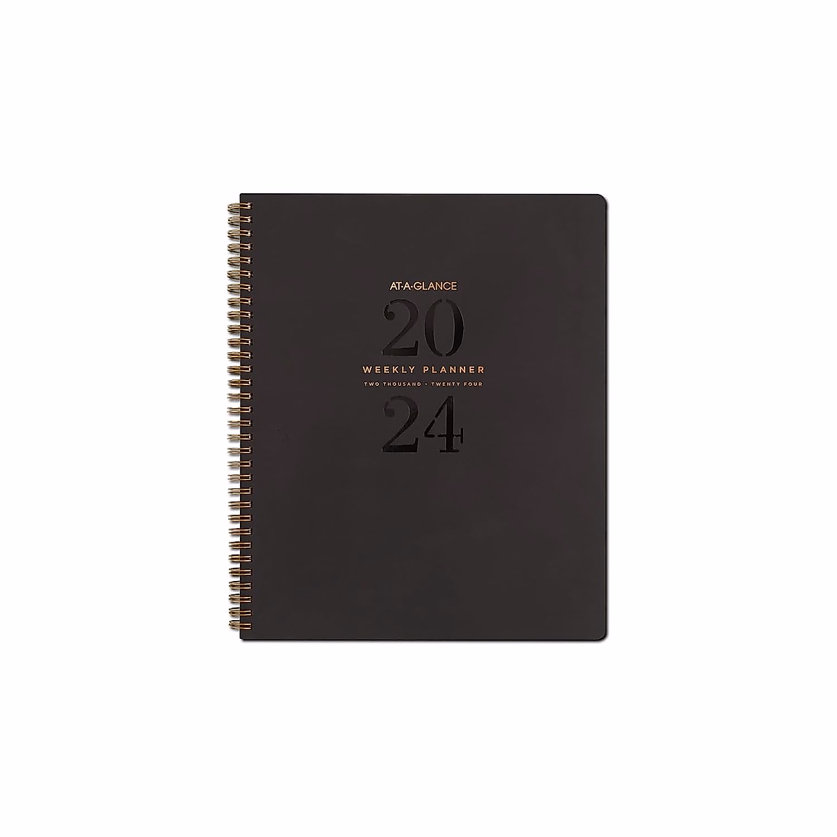 2024 AT-A-GLANCE Signature Lite 8.5-inch x 11-inch Weekly & Monthly Planner, Black (YP905L-05-24)