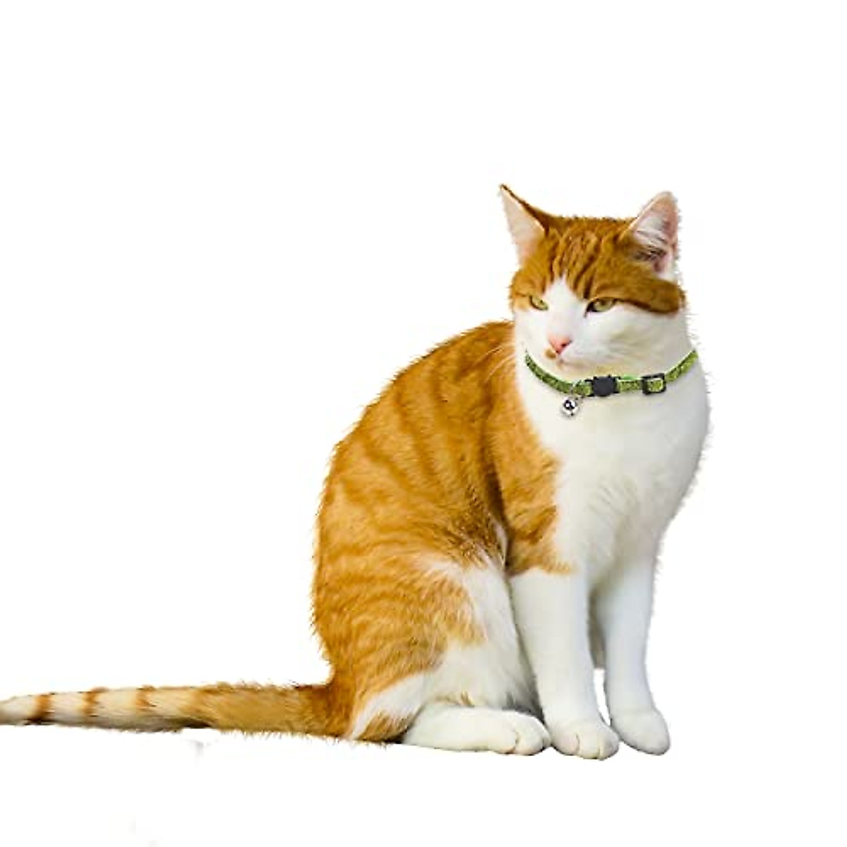 XIMA 12PCS Cat Collars with Bell,Pet Collar, Breakaway Cat Collar,Sequin Collars for Small Dogs,Camouflage Pattern for Cat and Dog (Sequin Designs-12pcs)