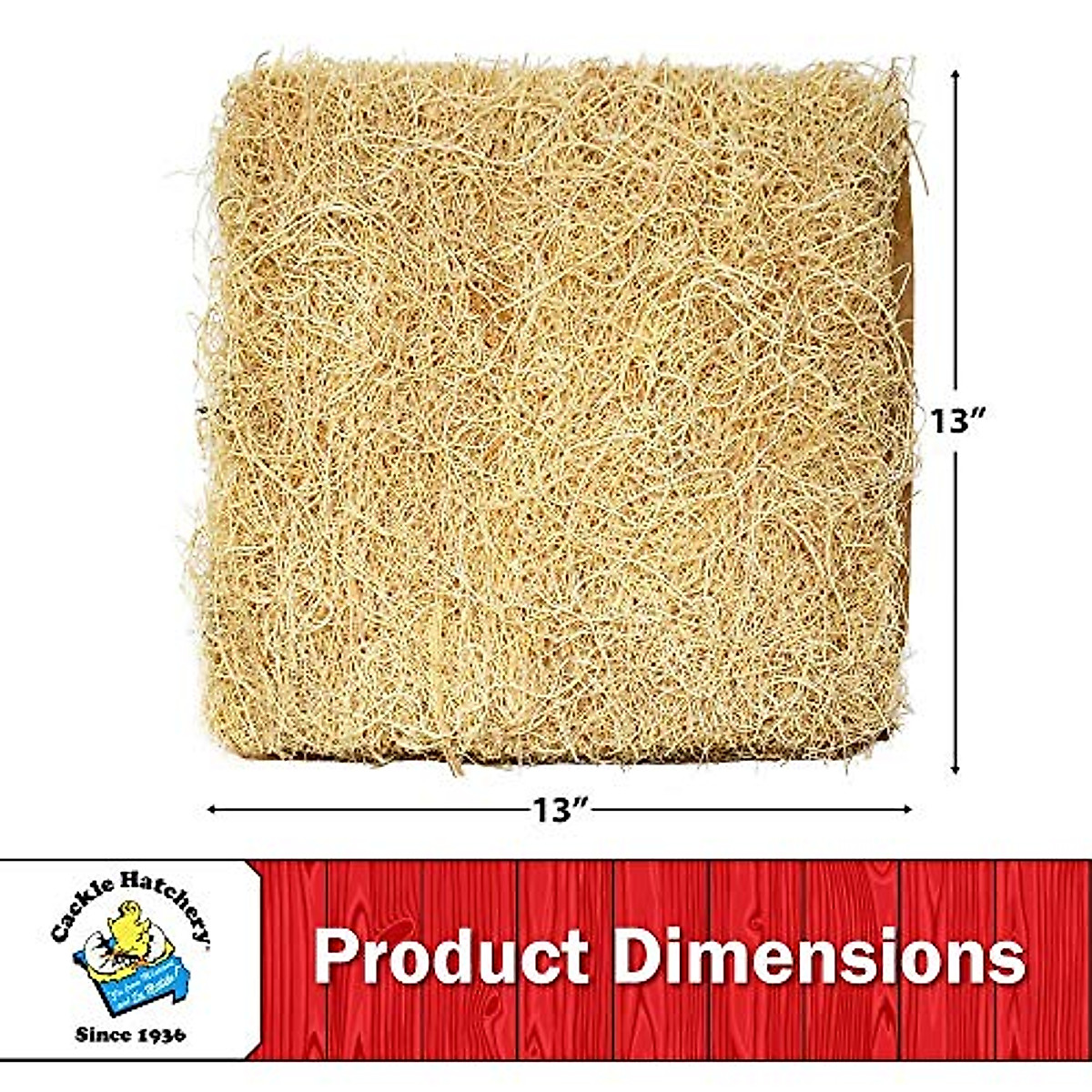 Cackle Hatchery Laying Hen Nest Box Pads - 13" x 13" (6 Pack)