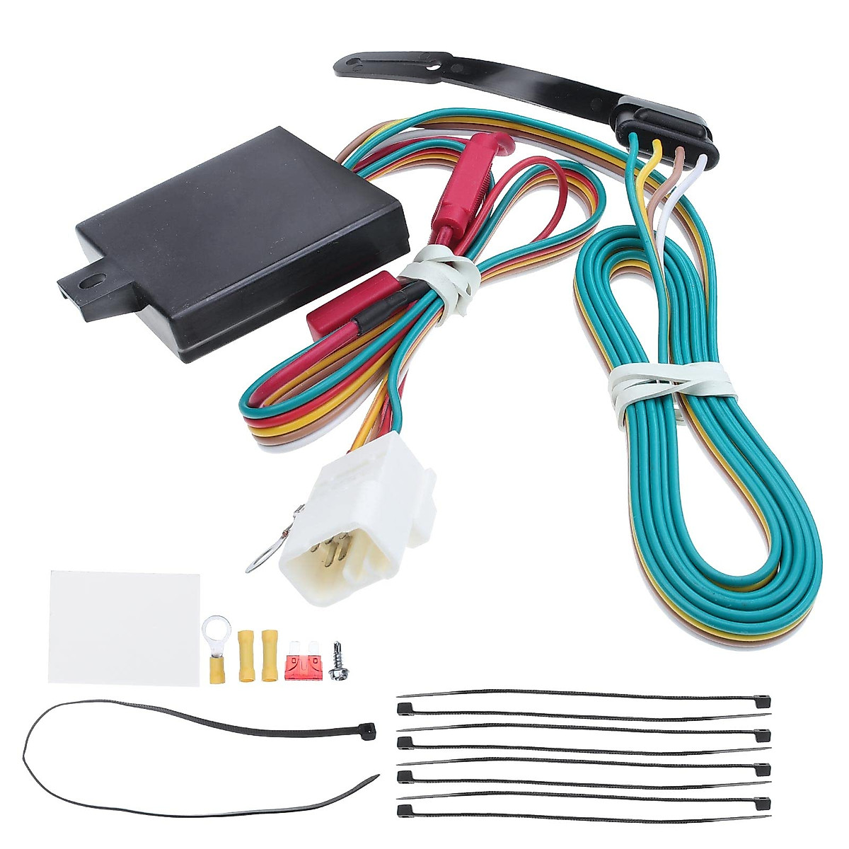 A-Premium 4-Pin Trailer Wiring Harness Compatible with Select Subaru Models - Outback 2010-2021, Forester 2014-2021, Crosstrek 2016-2021, XV Crosstrek 2013-2015, Ascent 2019-2021