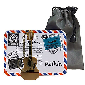 Relkin Cute USB Cartoon Thumb Flash Drive Memory Stick Pen Drive Novelty Gift Guitar 4GB