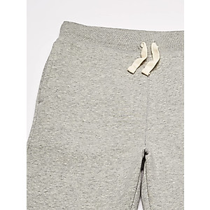 The Children's Place Boys' Active Fleece Jogger Sweatpants, Smoke Single, Medium