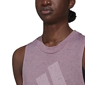 adidas Women's Winners 3.0 Tank, Magic Mauve Melange, X-Small