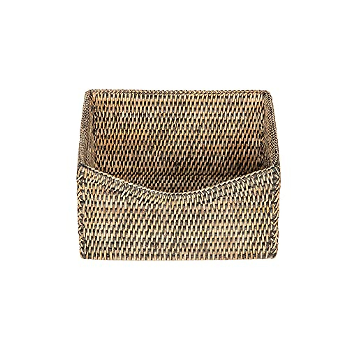 La Jolla Organizing & Shelf Basket, Black-Wash