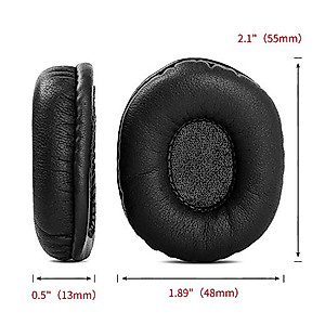 1 Pair Replacement Earpads Ear Pads Cushions Cover Cups Compatible with VXI Blue Parrot B350XT Noise Cancelling Headphones