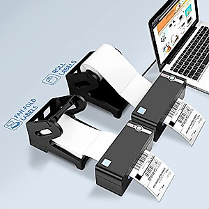 Bluetooth Thermal Label Printer 4x6 - High Speed Shipping Label Printer, Wireless Label Maker Support Windows & Android & iOS, USB for MAC, Suitable for Amazon, Ebay, Etsy, Shopify, USPS Barcode