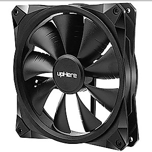uphere 140mm Case Fan 3-Pack Computer Case Fan with Advanced Hydraulic Bearing for Silent Operation Standard 140 mm Case Fan 3 Pack with 3 Pin & Molex /(BK143-3)