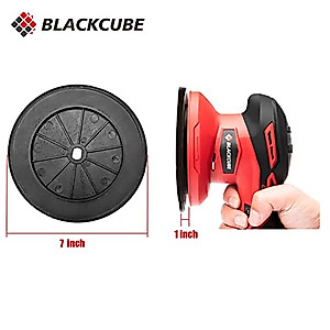 BLACKCUBE 7 Inch Backing Pad Replacement Backing Plate Buffing Polisher