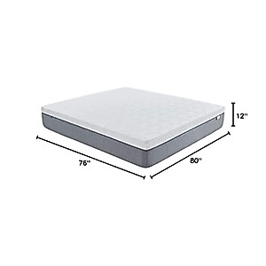 Novilla King Size Mattress, 12 inch Gel Memory Foam King Mattress for a Cool Sleep & Pressure Relief, Medium Firm Feel with Motion Isolating, Bliss