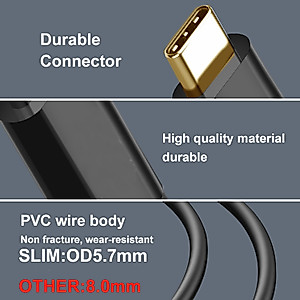 USB C to HDMI Cable 25FT 4K60HZ,USB Type C to HDMI Adapter, Thunderbolt 3/4 to HDMI Cable Compatible with Galaxy S22 /S20, MacBook Pro/Air 2020, iPad Pro 2021/2020, Surface Book 2, XPS 15