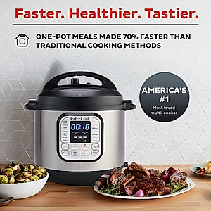 The Pioneer Woman Instant Pot DUO60 6-Quart Frontier Rose 7-In-1 Multi-Use Programmable Pressure Cooker, Slow Cooker, Rice Cooker, Sauté, Steamer, Yogurt Maker, and Warmer