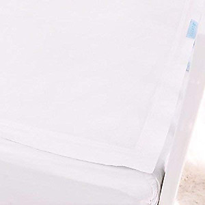 QuickZip Crib Sheet Set - Faster, Safer, Easier Baby Crib Sheets - Includes White Wraparound Base & 3 Zip-On Crib Sheets – White 100% Cotton - Fits All Standard Crib Mattresses