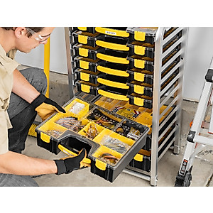 Zilker Home Premium Storage Rack for Yellow Tool Boxes - Organize Your Workspace with the Sturdy Wall Mount Tool Organizer, Utility Rack for Tools and supplies (Half Rack: 33" H x 19" W x 13" D)