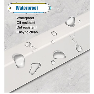 White Corner Shield for Walls with Pre-Tape Adhesive, 39 43 47 51 55 59 63 67inch Long, Waterproof PVC Corner Guard Edge Protectors, Anti-bumping Strips ( Color : 2cm(4/5") Wide , Size : 170cm/67in )