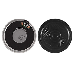 3PCS Mini MP3 Player Audio Module with 5PCS Metal Shell Round Internal Magnet Speaker 2W 8Ohm MP3 Voice Decode Board TF Card U Disk IO/Serial Port/AD Board DFPlayer Audio Music Module for Arduino