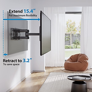 Pipishell TV Wall Mount for 26-65 inch LED LCD OLED 4K TVs up to 99lbs & Full-Motion TV Wall Mount for Most 37–75 Inch TVs up to 100 lbs