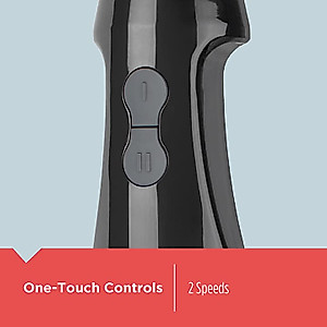 Black + Decker HB2401B 200W 2-Speed Immersion Blender, Black