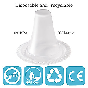 200X Ear Thermometer Probe Covers, Lens Filters, Refill Covers for All Braun themometer Models BPA Free Digital Disposable Covers