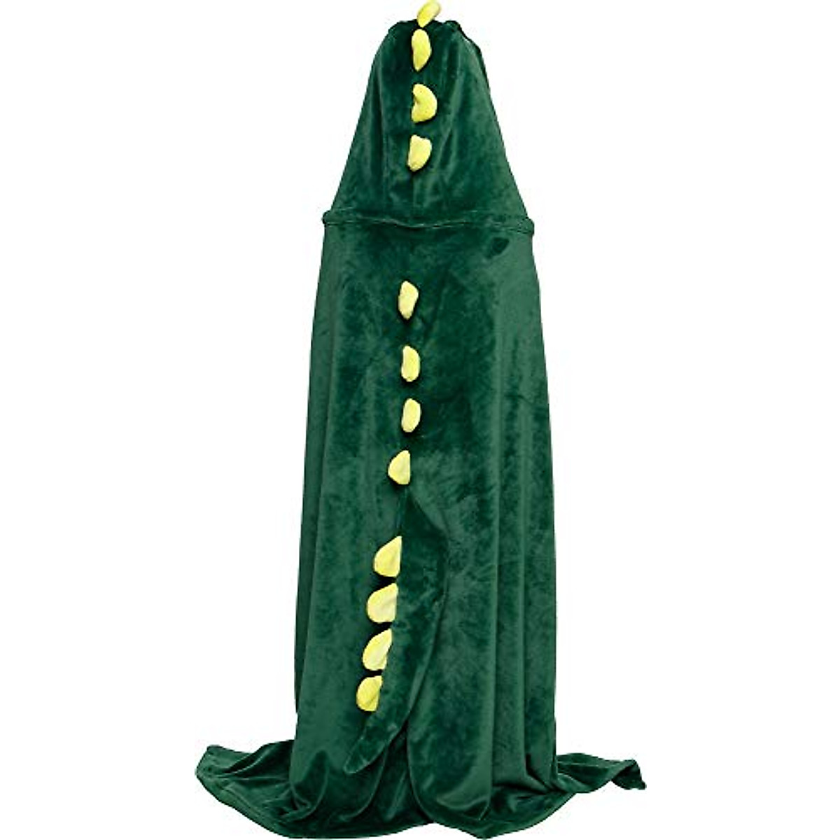 Silver Lilly Dinosaur Wearable Hooded Blanket - Soft Fleece Animal Wrap Around Dress-Up Costume Throw Blanket Cloak for Kids