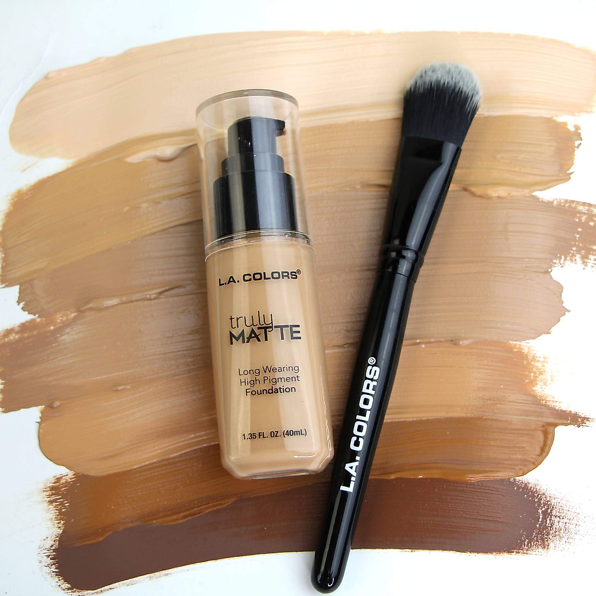 L.A. COLORS Truly Matte Foundation, Natural CLM352